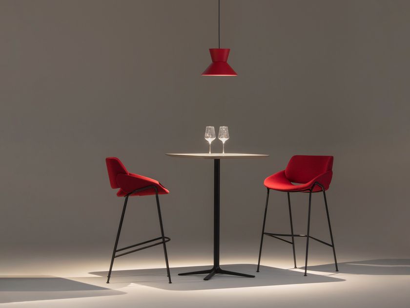 MONK | Upholstered stool By prostoria design Grupa Studio