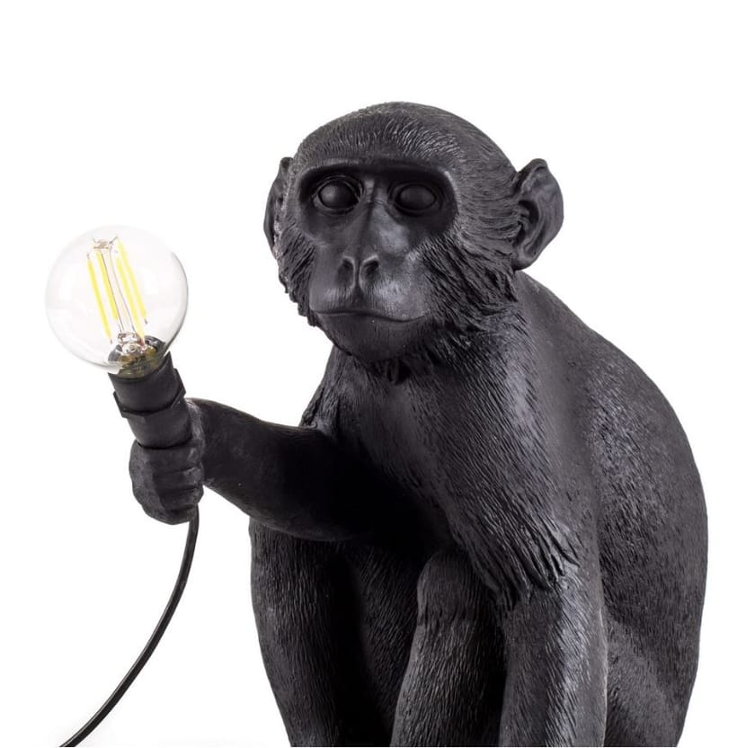MONKEY LAMP BLACK | Table lamp Monkey lamp black Collection By Seletti ...