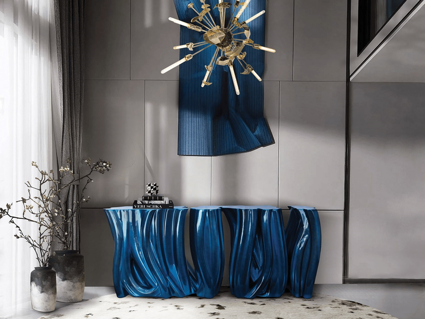 Glass-fibre console table MONOCHROME By Boca do Lobo