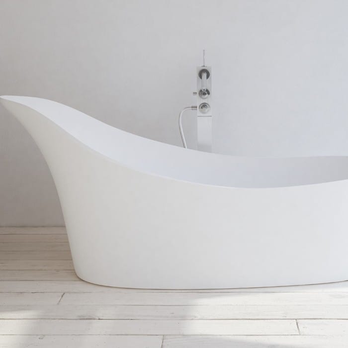 Vasca da bagno ovale in Solid Surface MONTECARLO By RILUXA