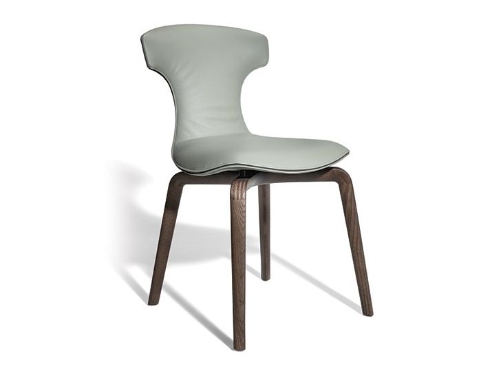 MONTERA MAS | Leather chair By Poltrona Frau design Roberto Lazzeroni