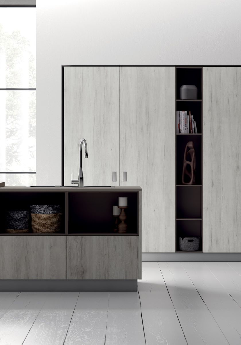 Fitted kitchen MOOD Scavolini Line By Scavolini design Silvano Barsacchi