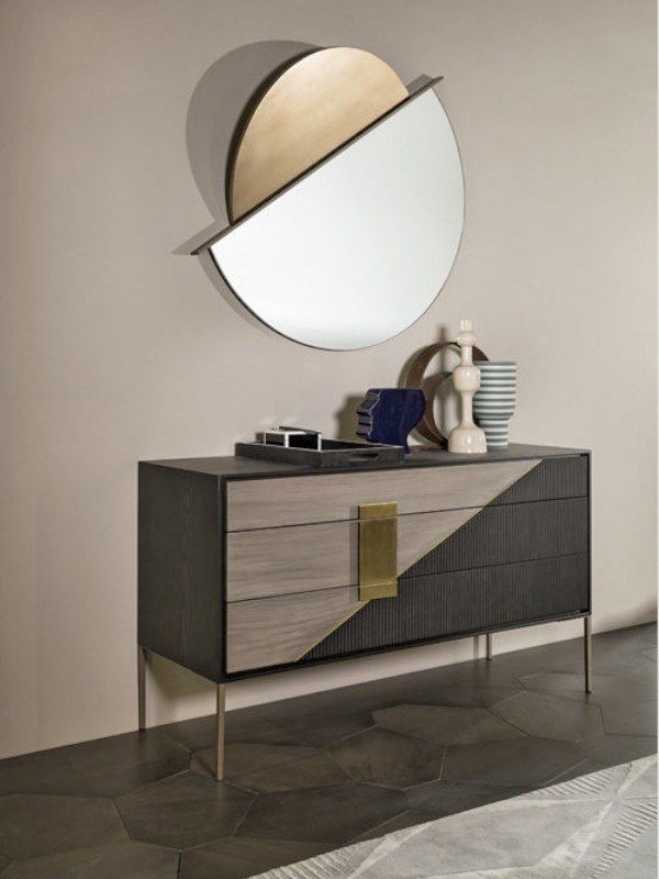MOON Round wall-mounted mirror By Shake