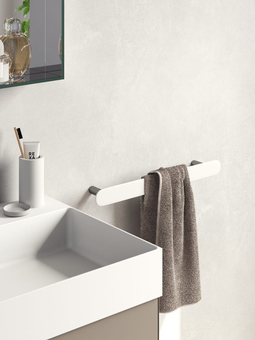 MOON Corian® towel rail By Rexa