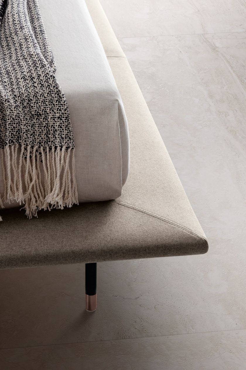 Upholstered fabric bed MOONLIGHT Bedstories Collection By Felis