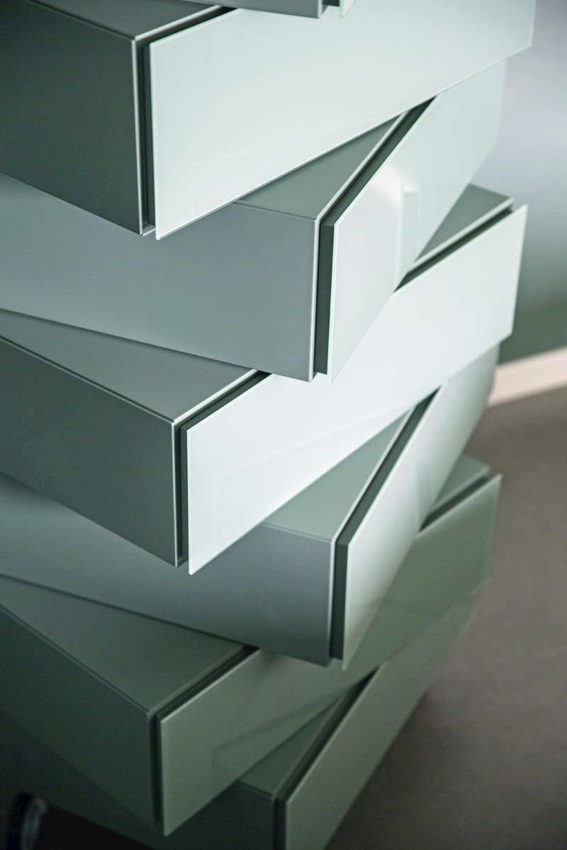 MORGANA Cassettiera su ruote By Lago | design Daniele Lago