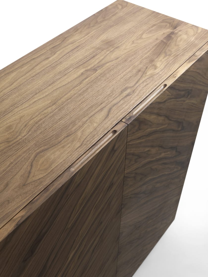 Multi-layer wood highboard with doors MORI By Riva 1920 design Bartoli ...