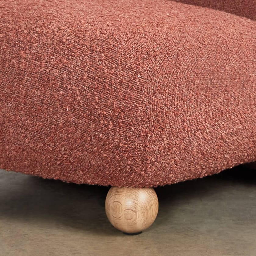 MORRO Fabric armchair By Kelly Wearstler