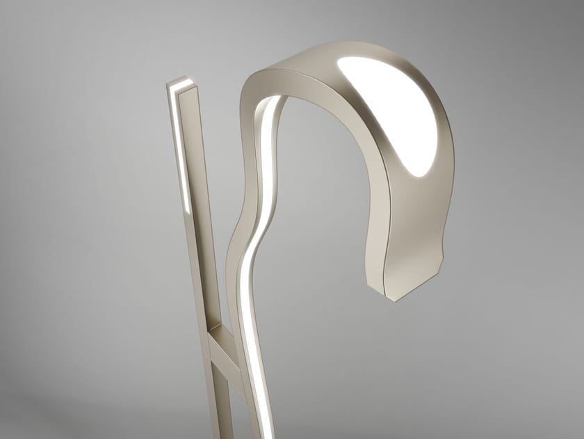 MOSES LED stainless steel floor lamp with WiFi By Makris | design ...