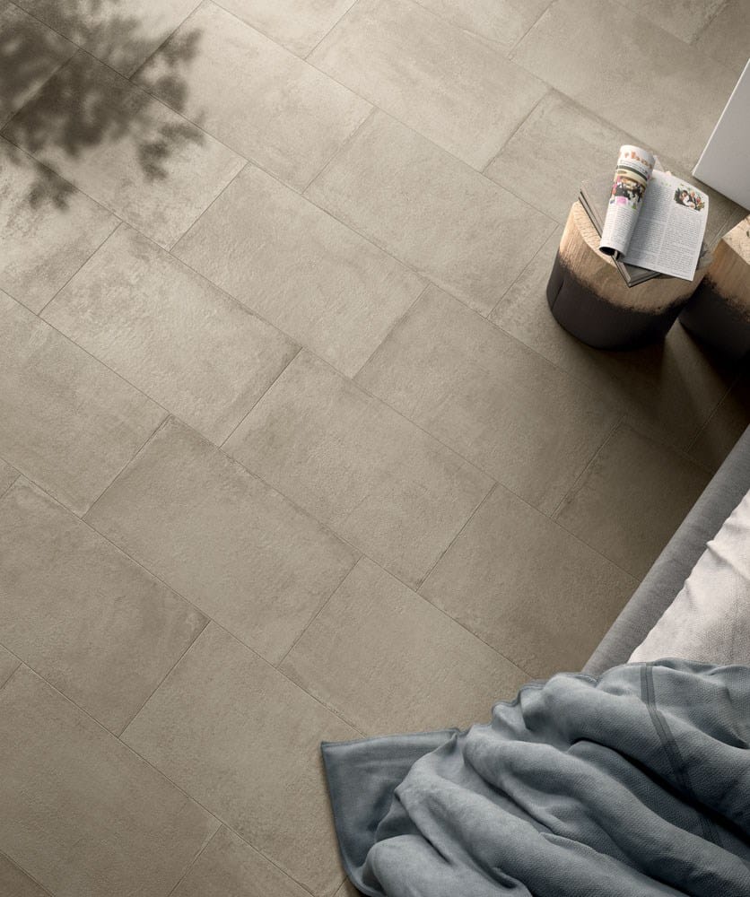 Porcelain stoneware wall/floor tiles with concrete effect MOTION By ...