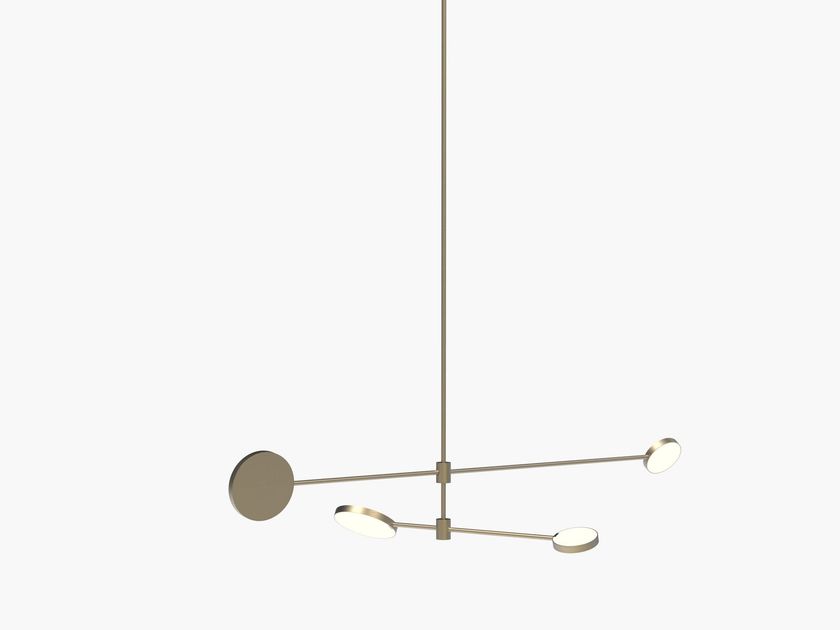 LED handmade metal ceiling lamp MOTION S23-05 By Empty State