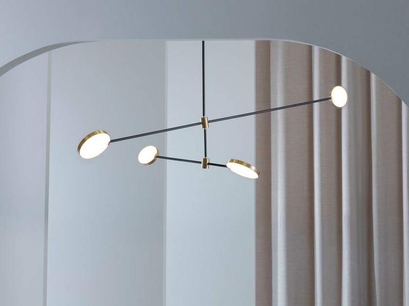 LED handmade metal ceiling lamp MOTION S23-05 By Empty State