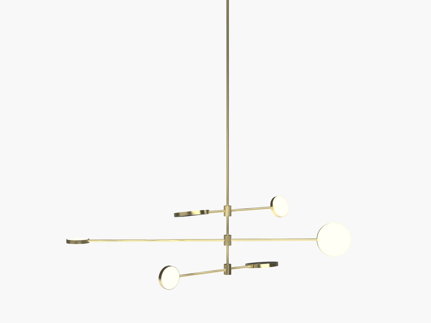 LED handmade metal ceiling lamp MOTION S23-07 By Empty State