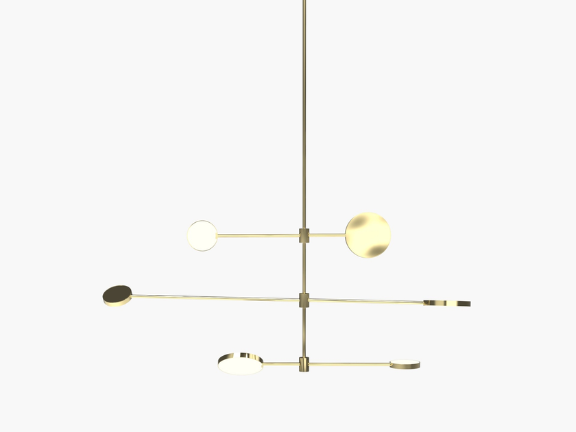 MOTION S23-08 LED handmade metal ceiling lamp By Empty State