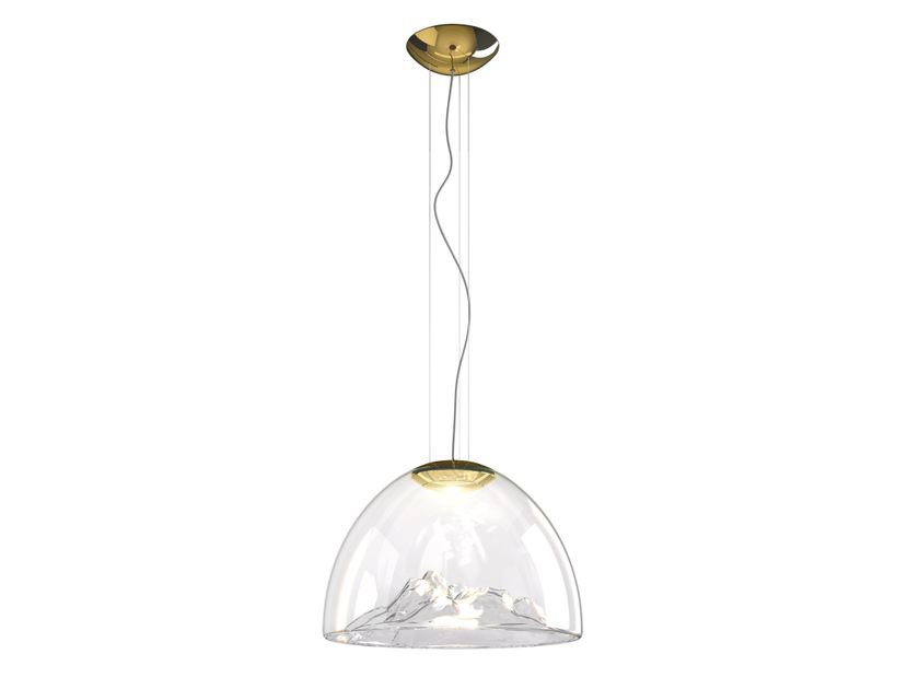 MOUNTAIN VIEW LED blown glass pendant lamp By AXOLIGHT | design Dima ...
