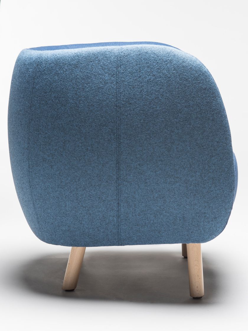 MOUSSE P Easy chair By CHAIRS & MORE