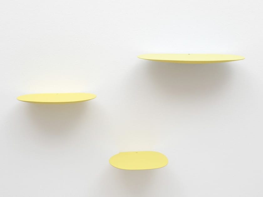 Mensola in ceramica MOUSTACHE - ISOLA SHELF X3 YELLOW By In Stock ...