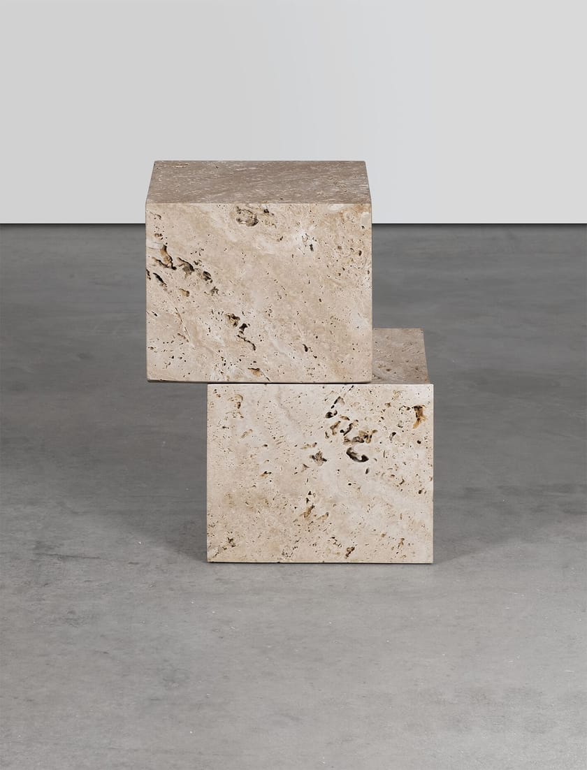 REST Travertine coffee table By Movimento Gallery