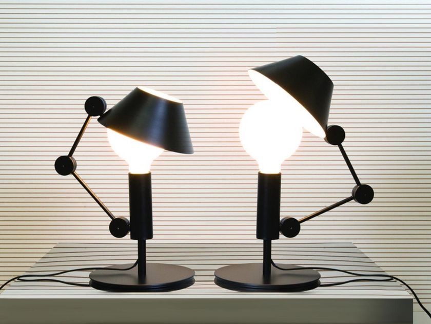 MR. LIGHT Adjustable steel table lamp By NEMO | design Javier Mariscal