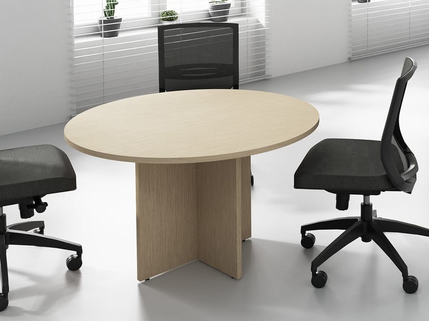 LINEA MR | Round meeting table By FERCIA