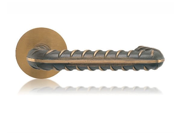 ROCKSOR U Solid brass door handle By M&T 1997