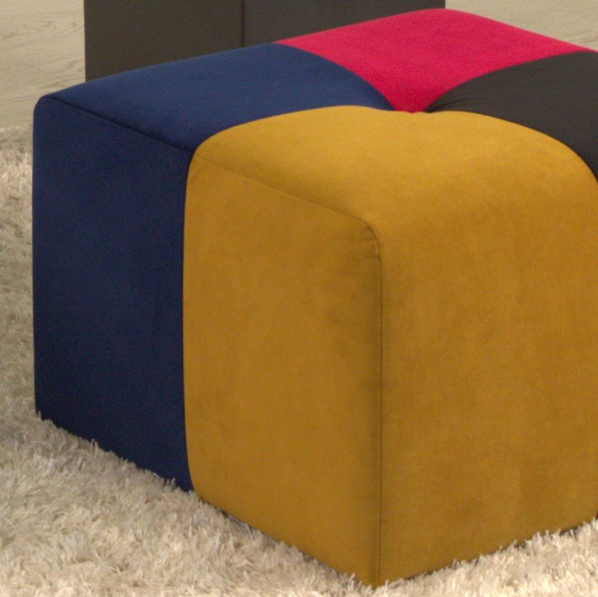 MULTI FOOTSTOOL | Square pouf By GRAFU
