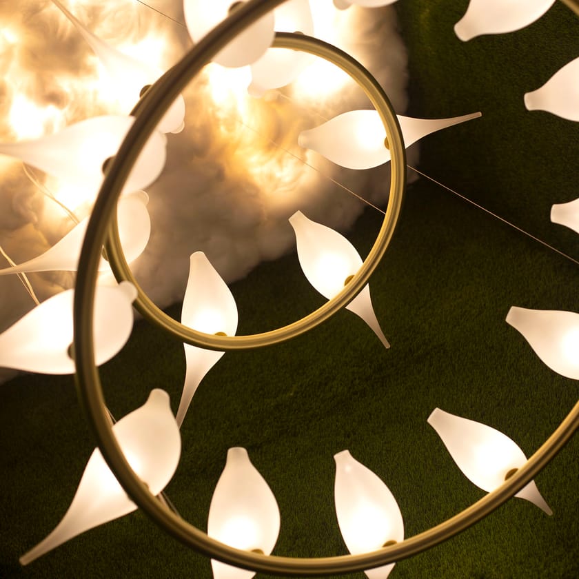 LIGHT OF LOVE 6 Pendant lamp By MULTIFORME