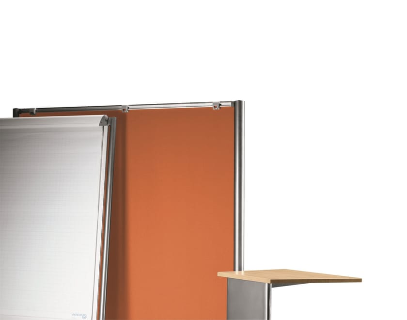 Panel de separación de pie modular de madera multiestrato con ruedas ...