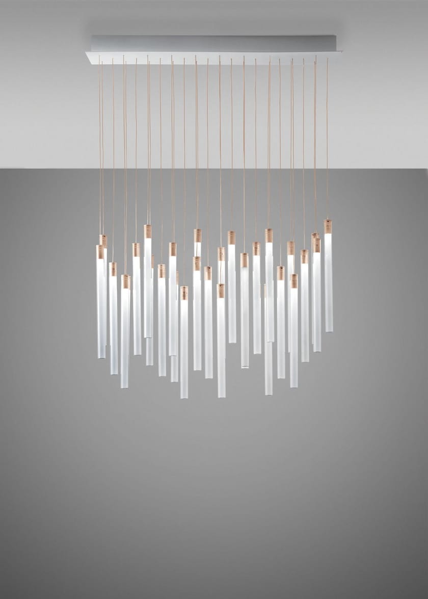 MULTISPOT TOOBY | Pendant lamp LED Borosilicate glass pendant lamp By ...