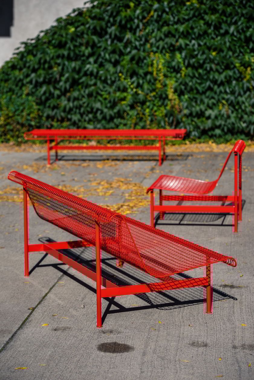 MUNCH | Bench with back Munch Collection By VESTRE design Andreas ...
