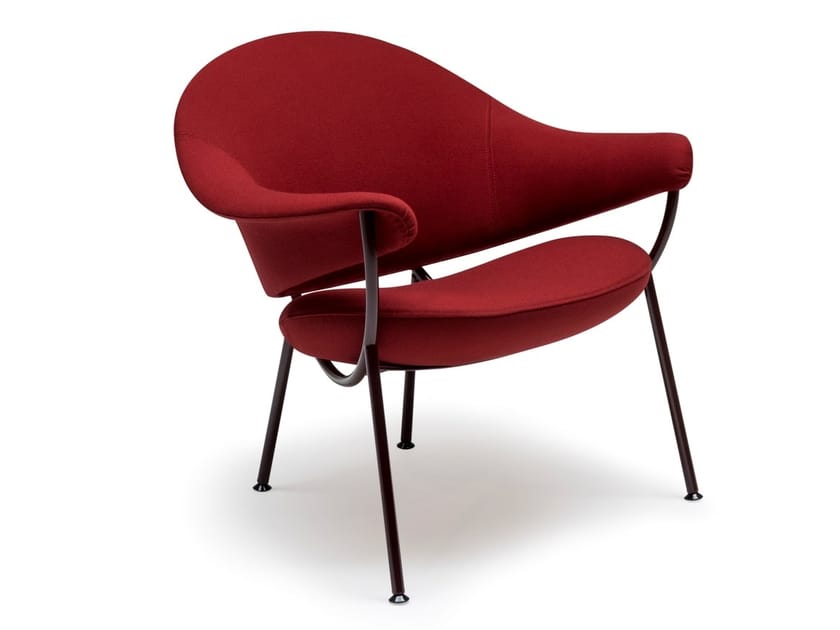 MURANO Fabric easy chair with armrests By Offecct | design Luca Nichetto