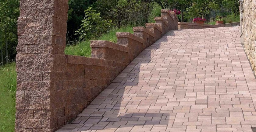 Concrete element for perimeter enclosure MURO ANTICO By FERRARI BK