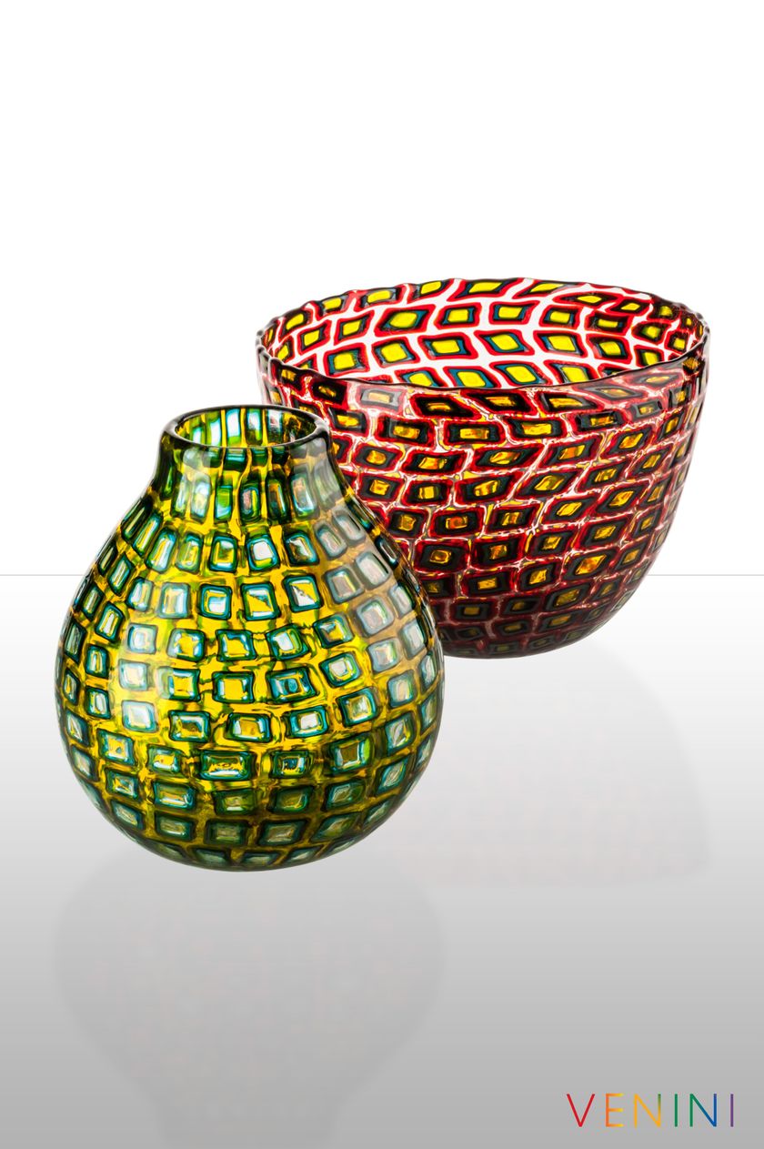 MURRINE ROMANE | Centerpiece Murrine Romane Collection By VENINI design ...