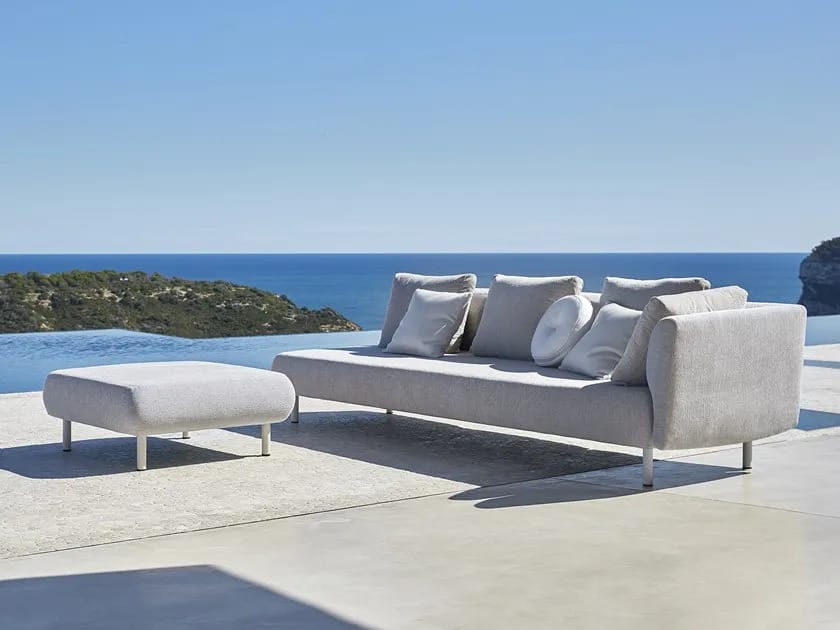 SALINAS Canapé de jardin 3 places modulable en tissu By MUSOLA | design ...