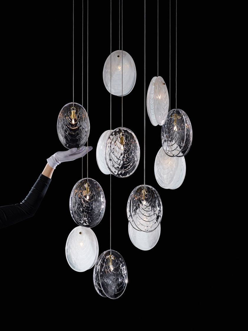 MUSSELS RECTANGULAR 26 pendant lamp By bomma