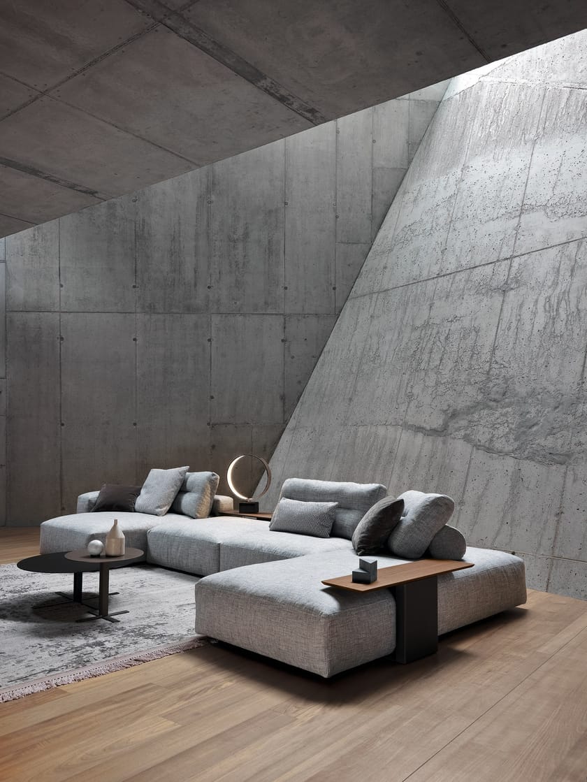 Divano componibile in tessuto MY TAOS By Saba Italia design Sergio Bicego