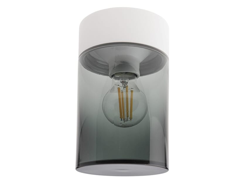 MYSTIC LED glass and aluminium outdoor ceiling light By PROLED