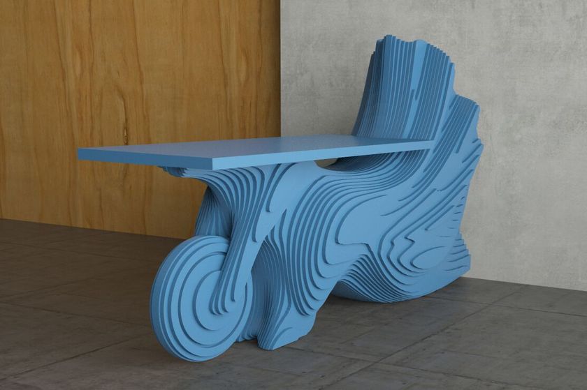 MOTO Table By MYWOODREAM