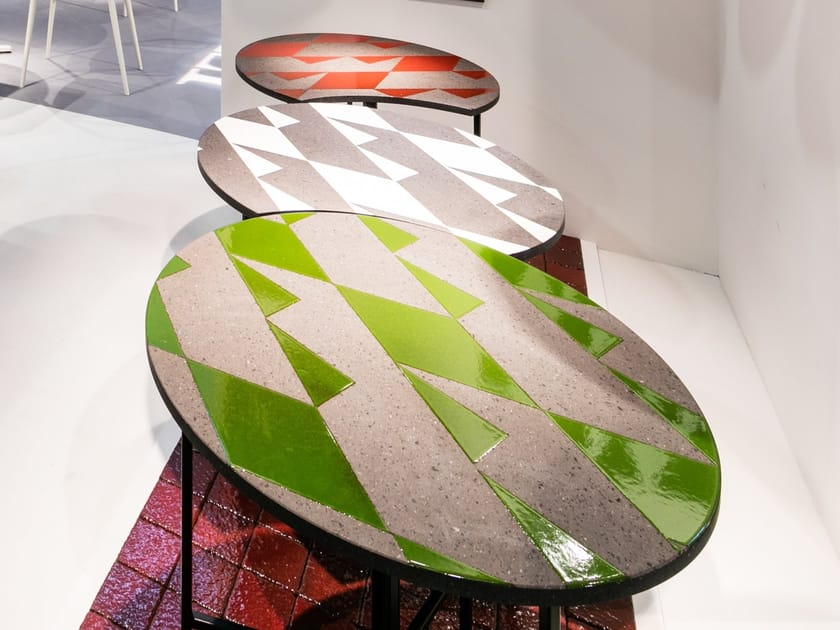 MaKe` Lava stone Table top By Made a Mano