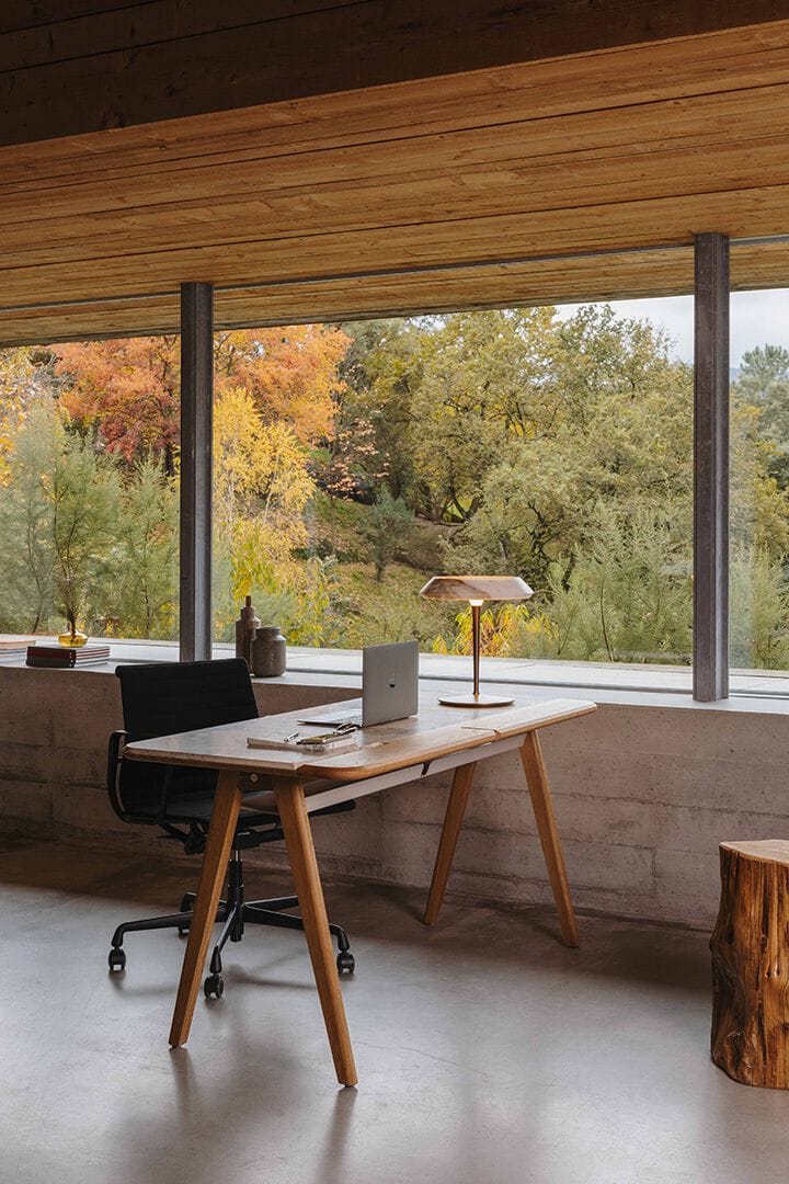 DRAFT DESK KUNIS BRESCIA Rectangular desk in wood and marble By Maami ...