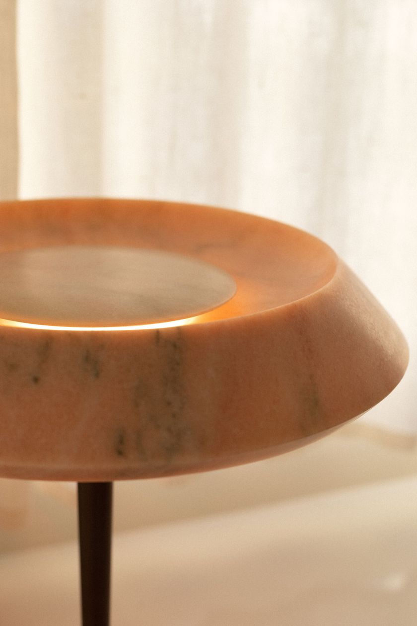 FIORE ESTREMOZ ROSA LED marble table lamp By Maami Home | design Fábio ...