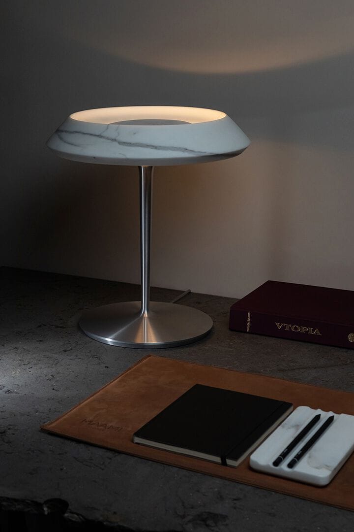 FIORE STATUARIO LED Statuary marble table lamp By Maami Home | design ...