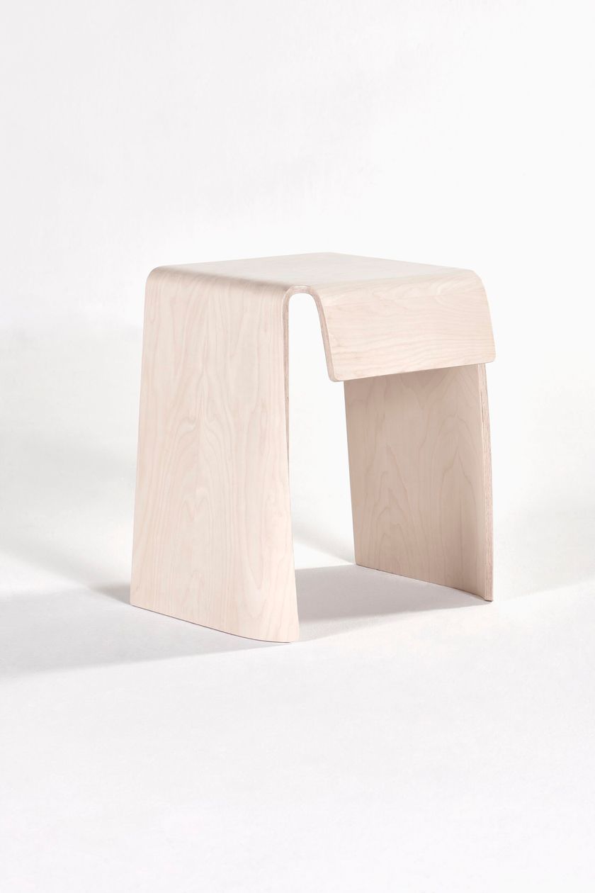 SUPER RANDOM Sgabello impilabile in multistrato By Manerba | design Gio Tirotto