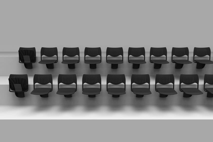 GATE RISER Beam seating with tip-up seats By Mara