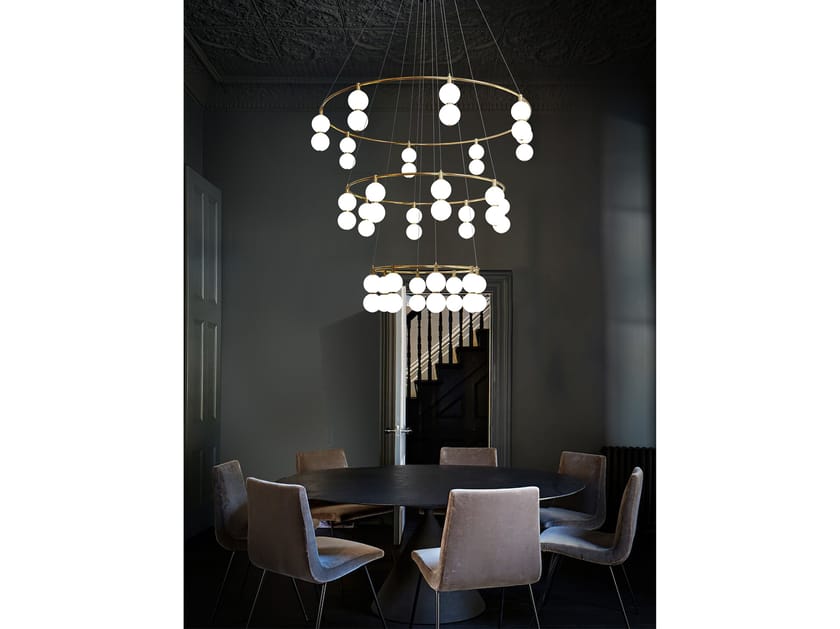 ECHO CHANDELIER 3 TIER ROUND Pendelleuchte By Marc Wood Studio