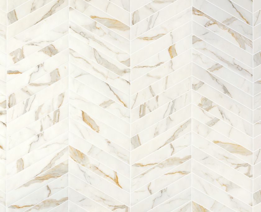 SCULTOREA CHEVRON CALACATTA ORO FINO Rivestimento By Marca Corona