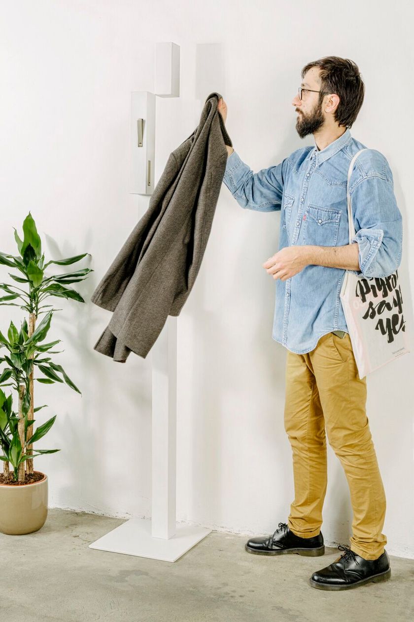 PIXEL Coat rack By Marco Ripa