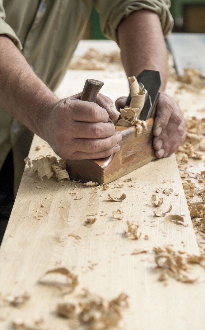 HAND PLANED Wood surface finish By Mardegan Legno