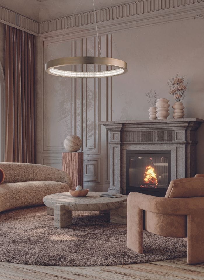 LIBE ROUND S60 LED pendant lamp By Masiero | design Andrea Liguori ...