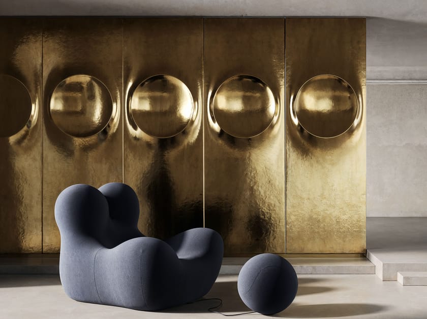 MAGIC MIRROR Metal boiserie By Materica
